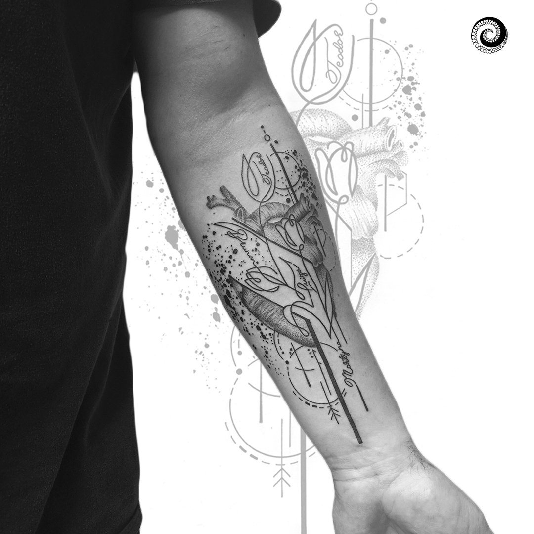 Tatuaż #64847 - Angela Barnat - Styl: Dotwork | TattooArtist