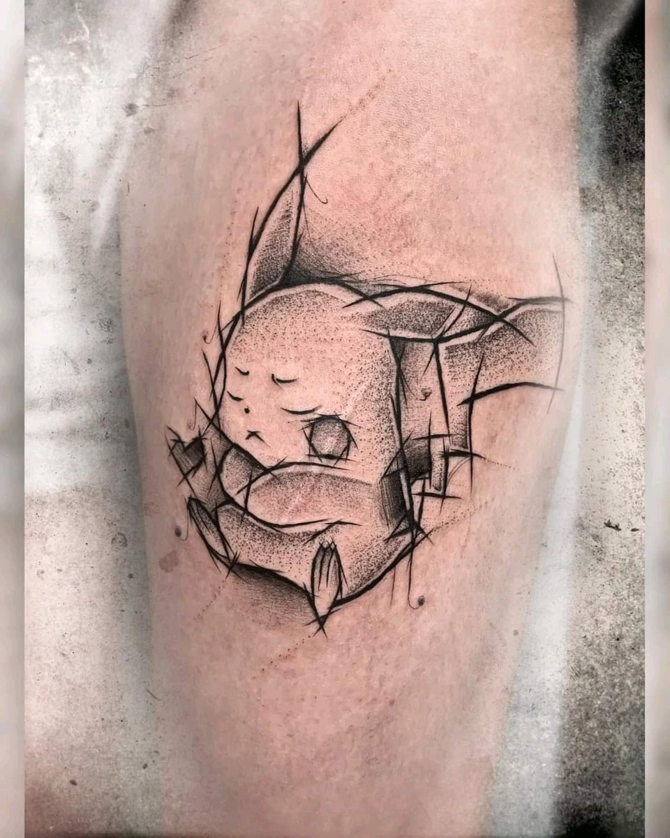 Tatuaż #80196 - Mad Bat tattoo - Styl: Dotwork | TattooArtist